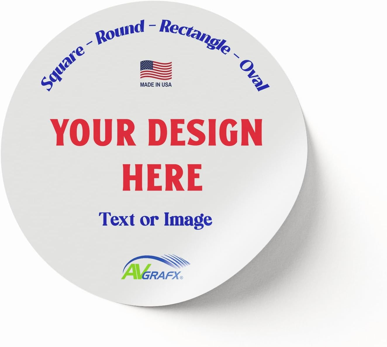 Custom Stickers Personalized Business Stickers Labels Vinyl Waterproof Dishwasher Safe, Made USA ...