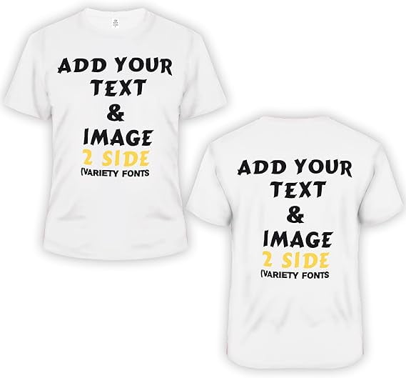 Custom T Shirt for Men Women, Customized Tshirts, Personalized Shirt ...