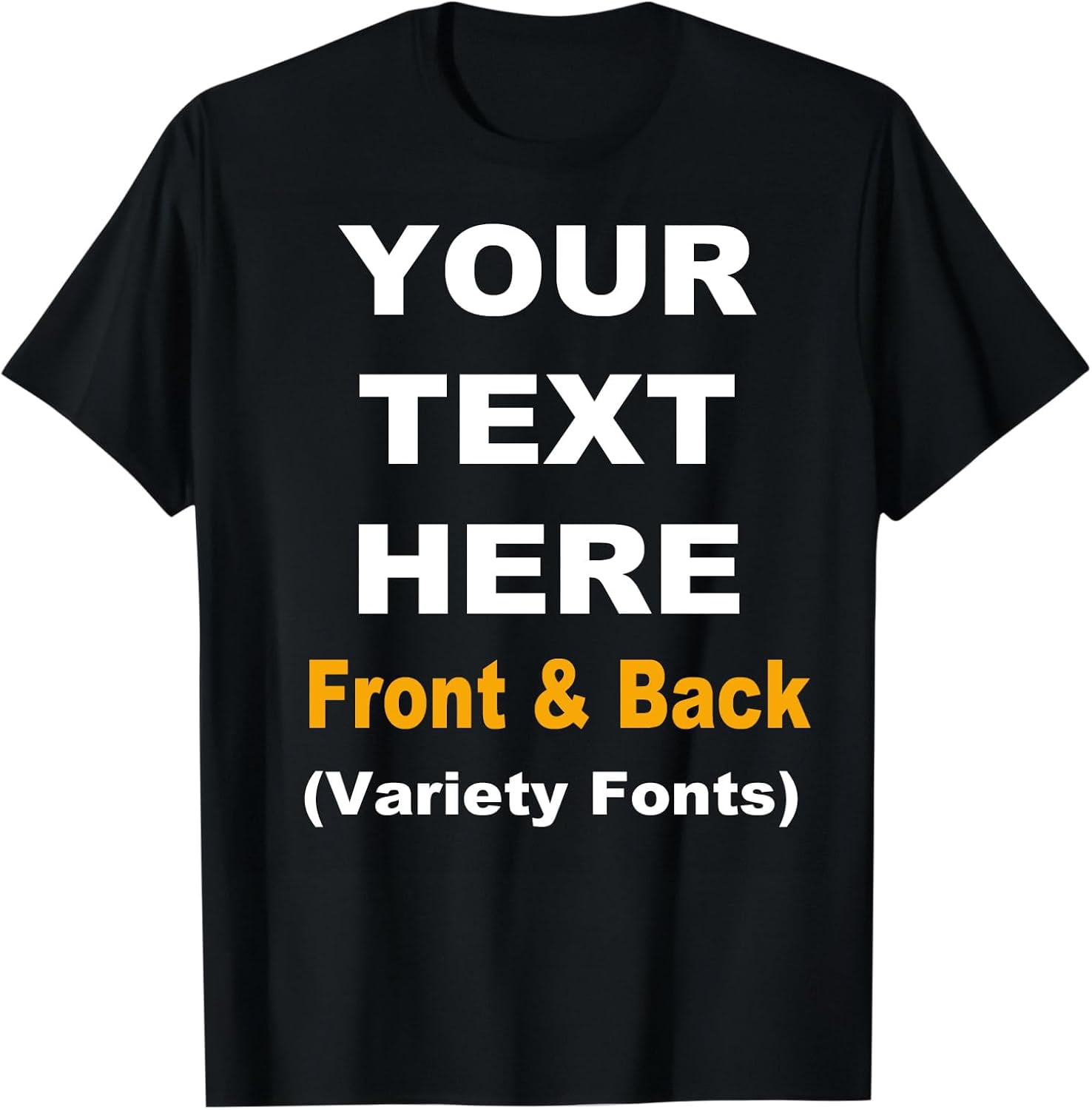 Custom T Shirts Personalized T Shirt Add Your Text Customized Shirts ...