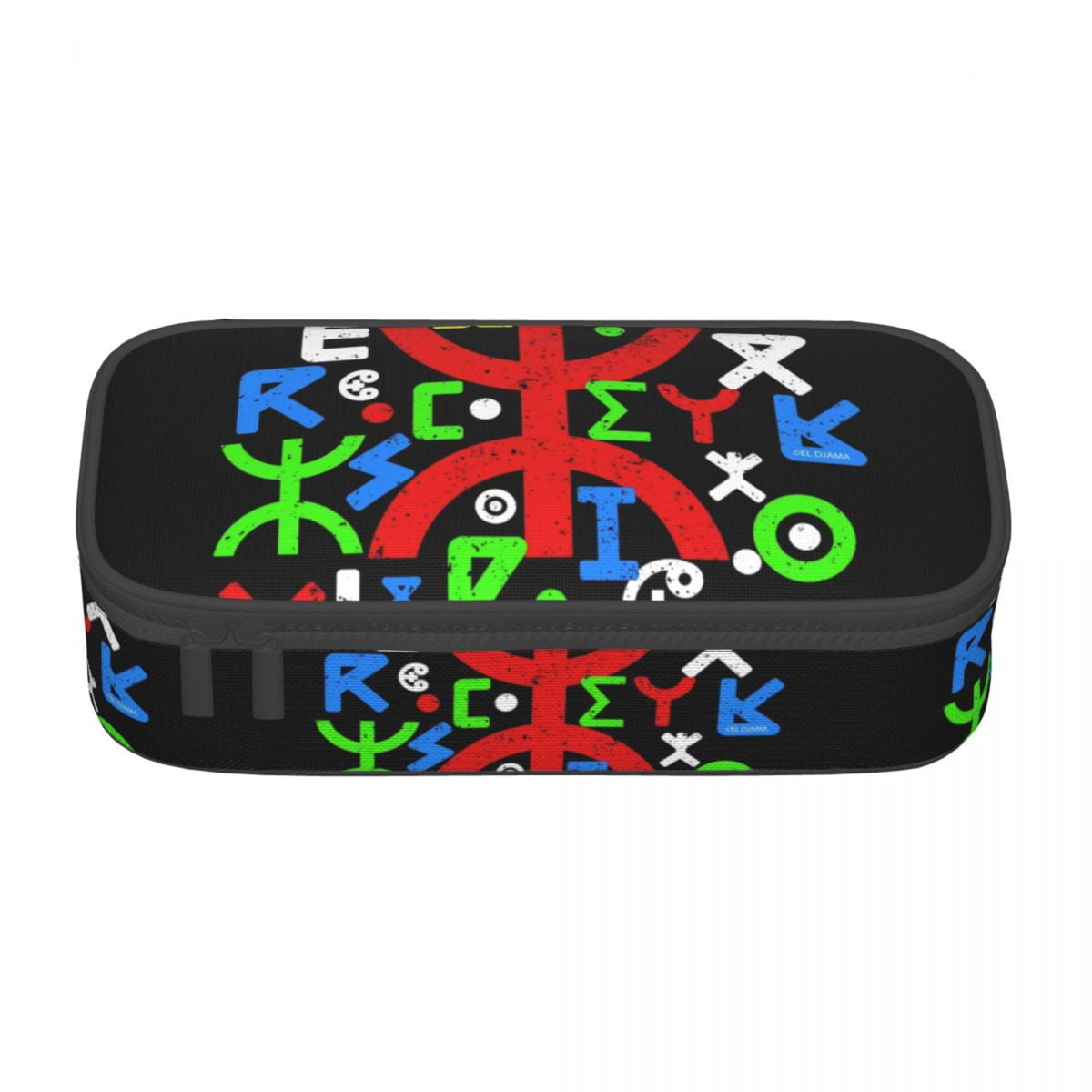 Custom Tafzimth Kabyle Fibula Pencil Case for Big Capacity Geometric ...