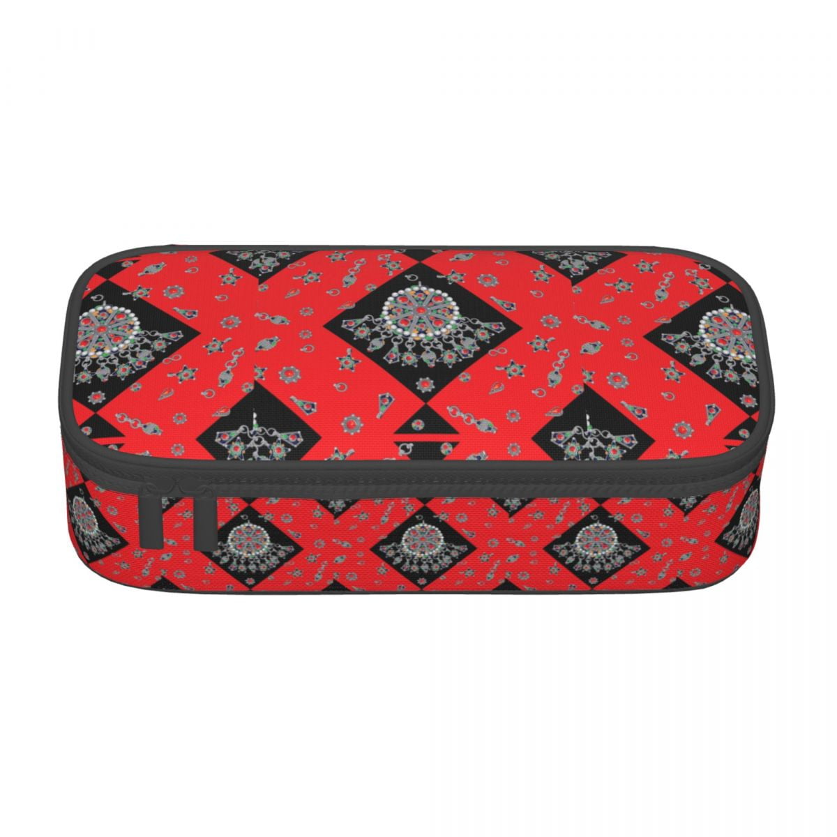 Custom Tafzimth Kabyle Fibula Pencil Case for Big Capacity Geometric ...