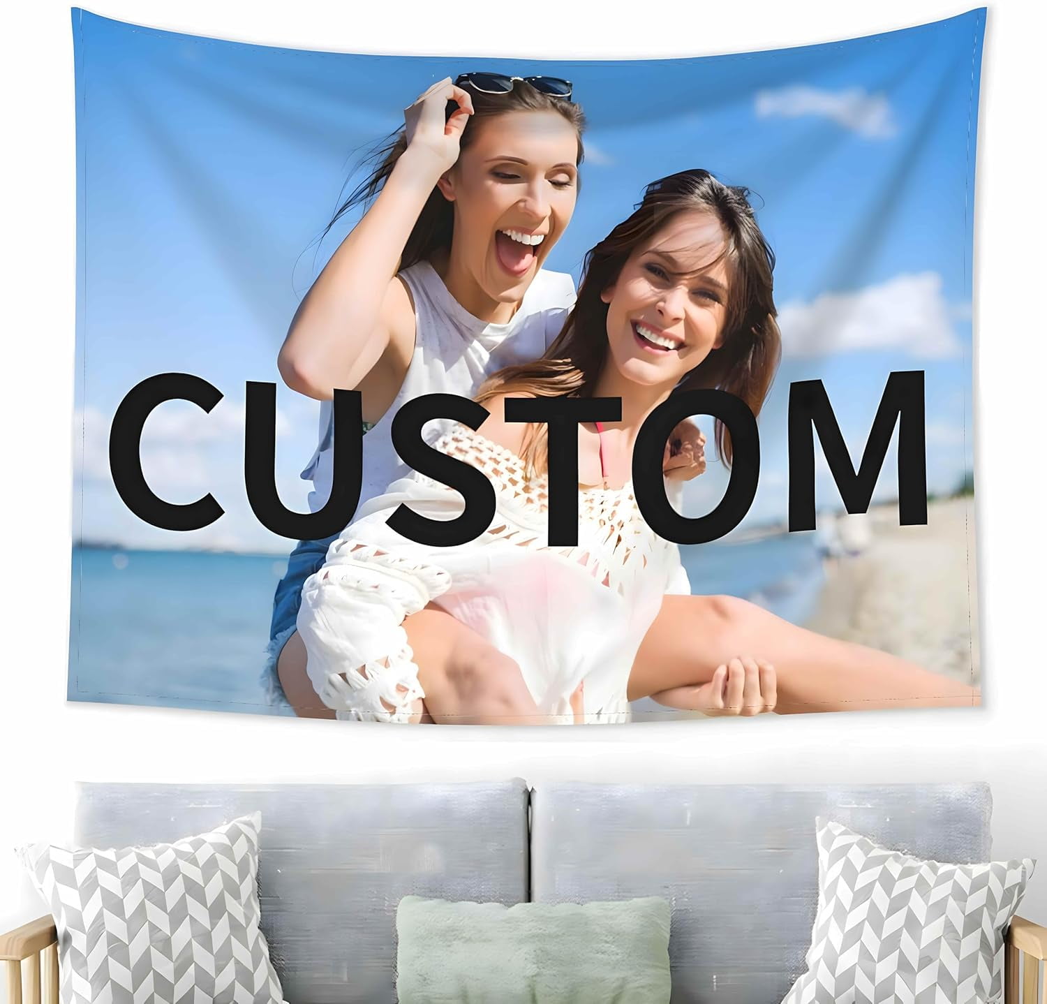 Custom Tapestry, Custom Backdrop, Personalized Tapestry with Photo ...
