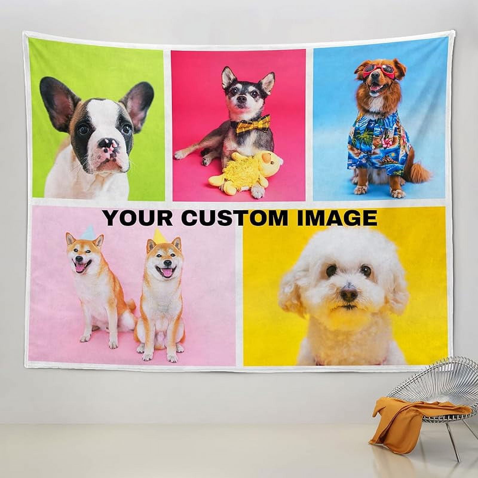 Custom Tapestry Upload Images Personalized, Customized Backdrop Banner ...