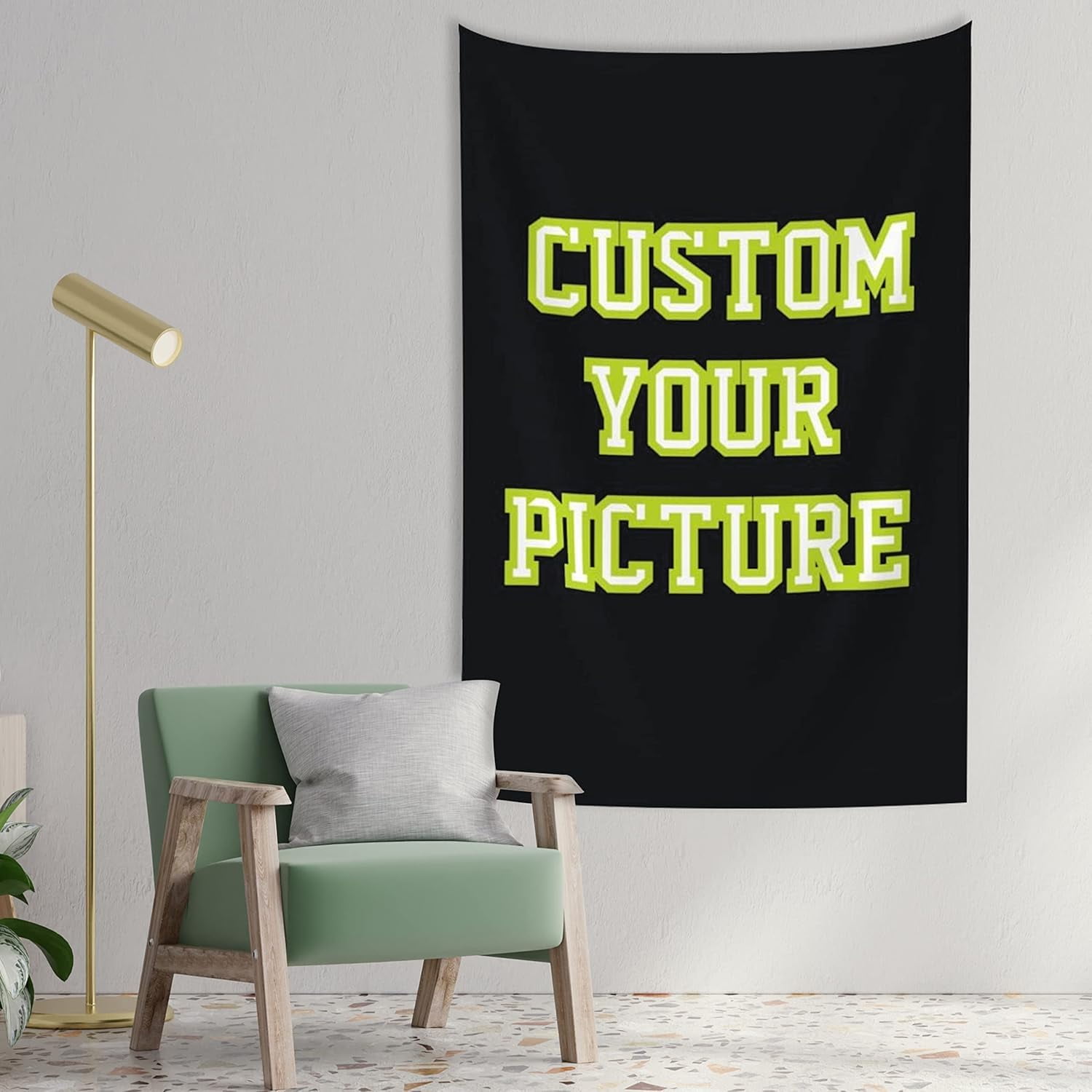 Custom Tapestry Upload Images Personalized Wall Decor Backdrop Poster ...