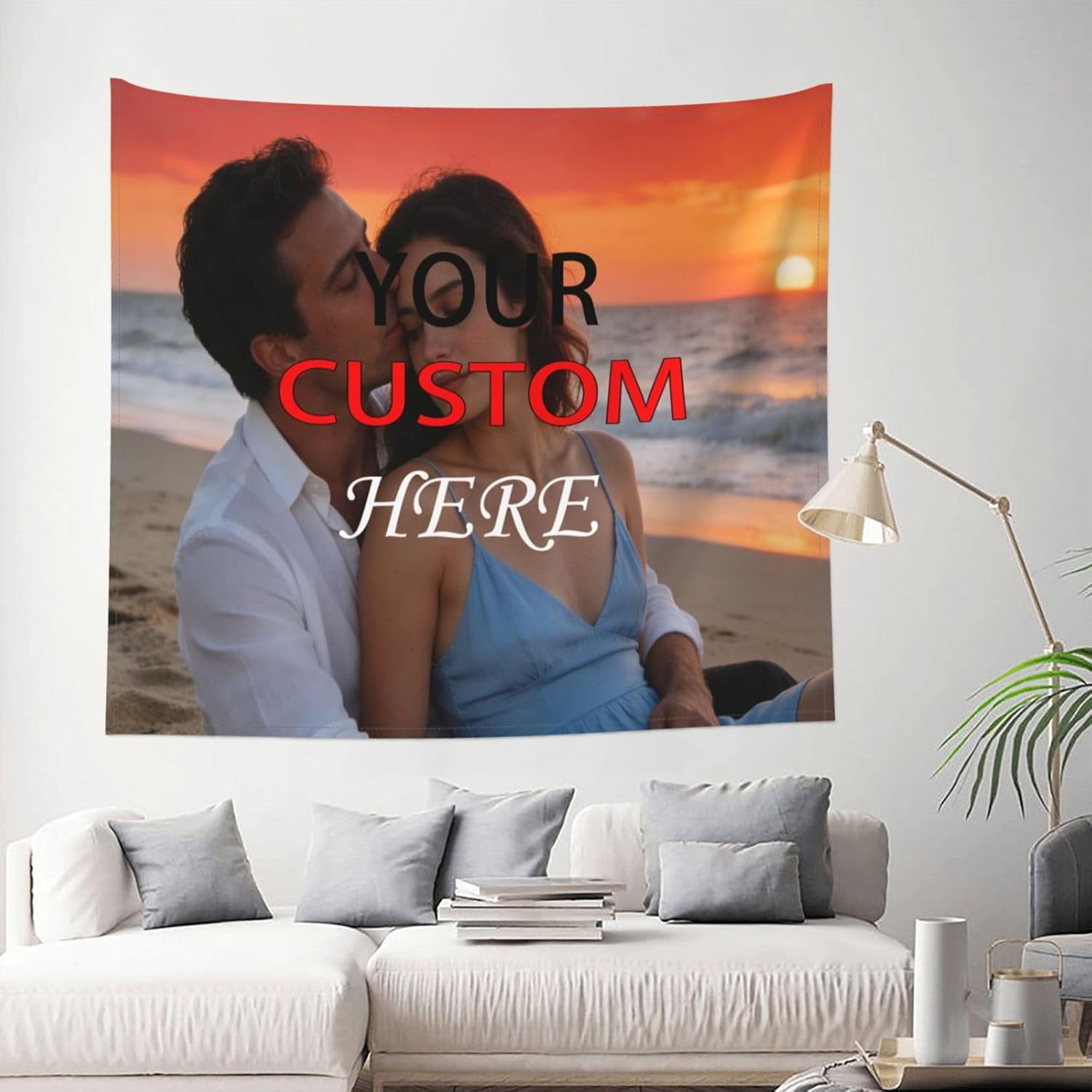 Custom Tapestry For Wall Bedroom Custom Backdrop Customized Photo ...