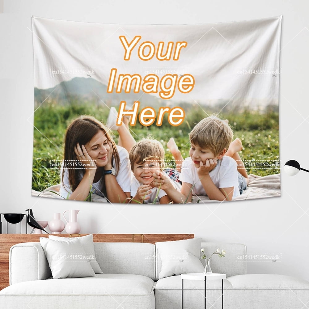 Custom Tapestry Wall Hanging Room r Aesthetic Personalized Tapestry ...
