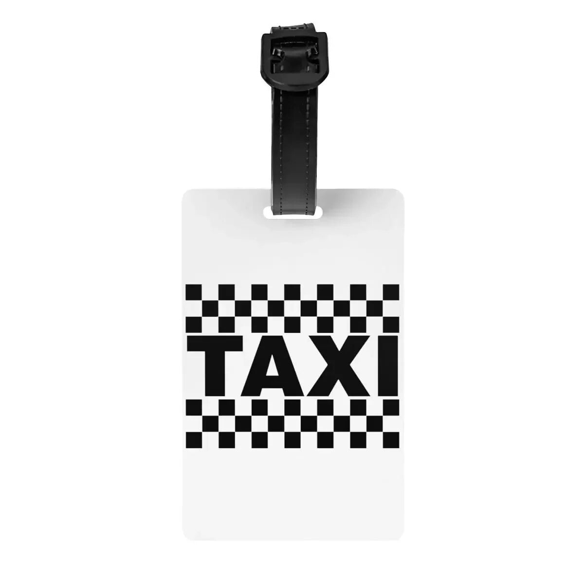 Custom Taxi Driver Luggage Tag With Name Card Privacy Cover ID Label ...