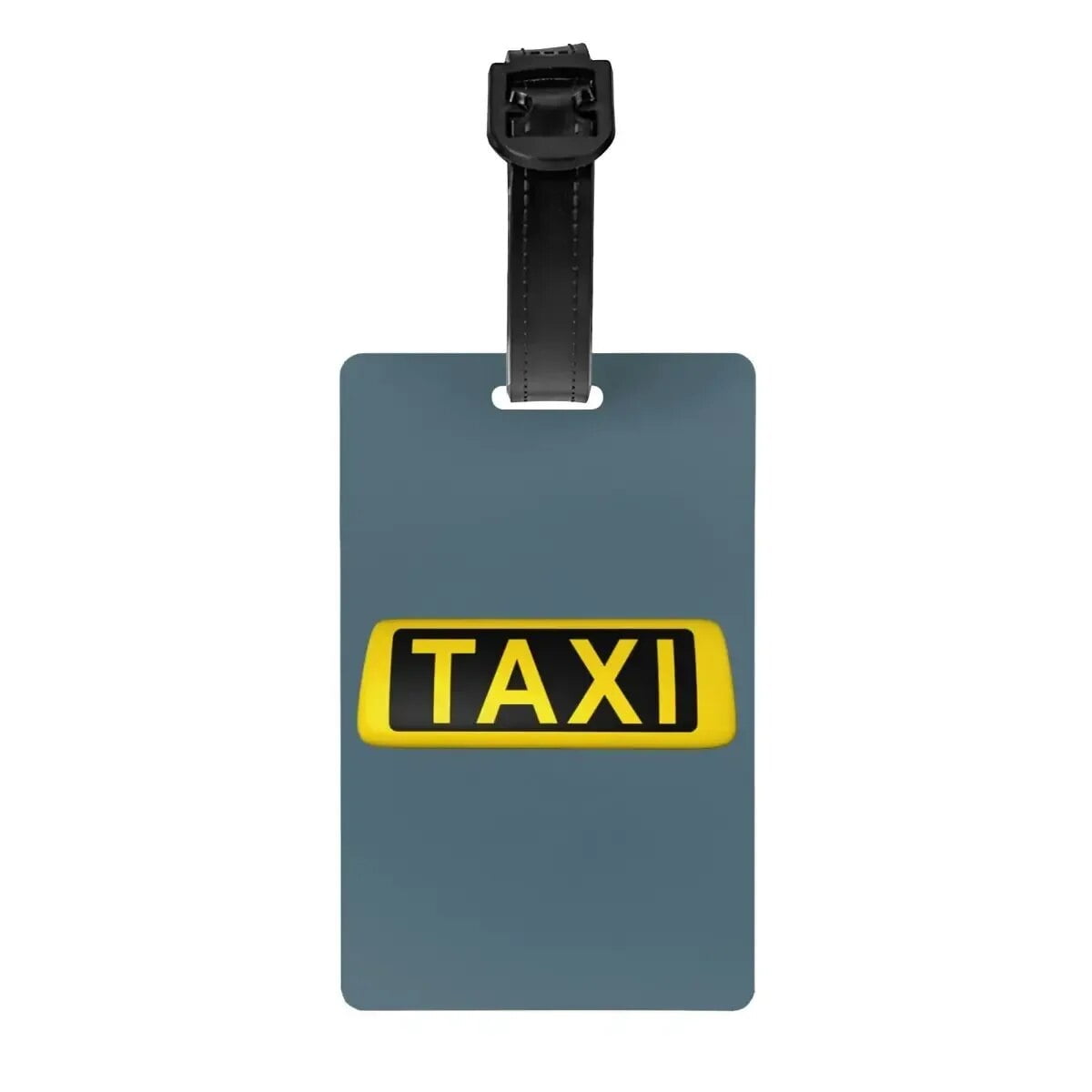 Custom Taxi Driver Luggage Tag With Name Card Privacy Cover ID Label ...