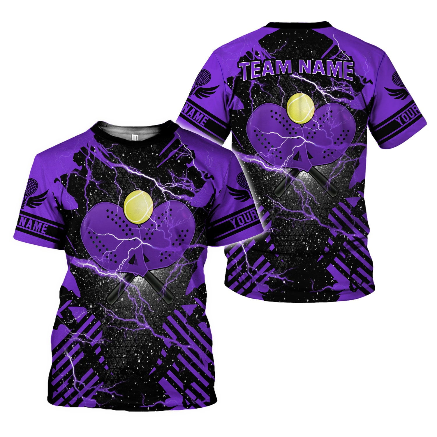 Custom Team Name and Name PADEL 3D Shirt for Men Women, Custom Bingo ...