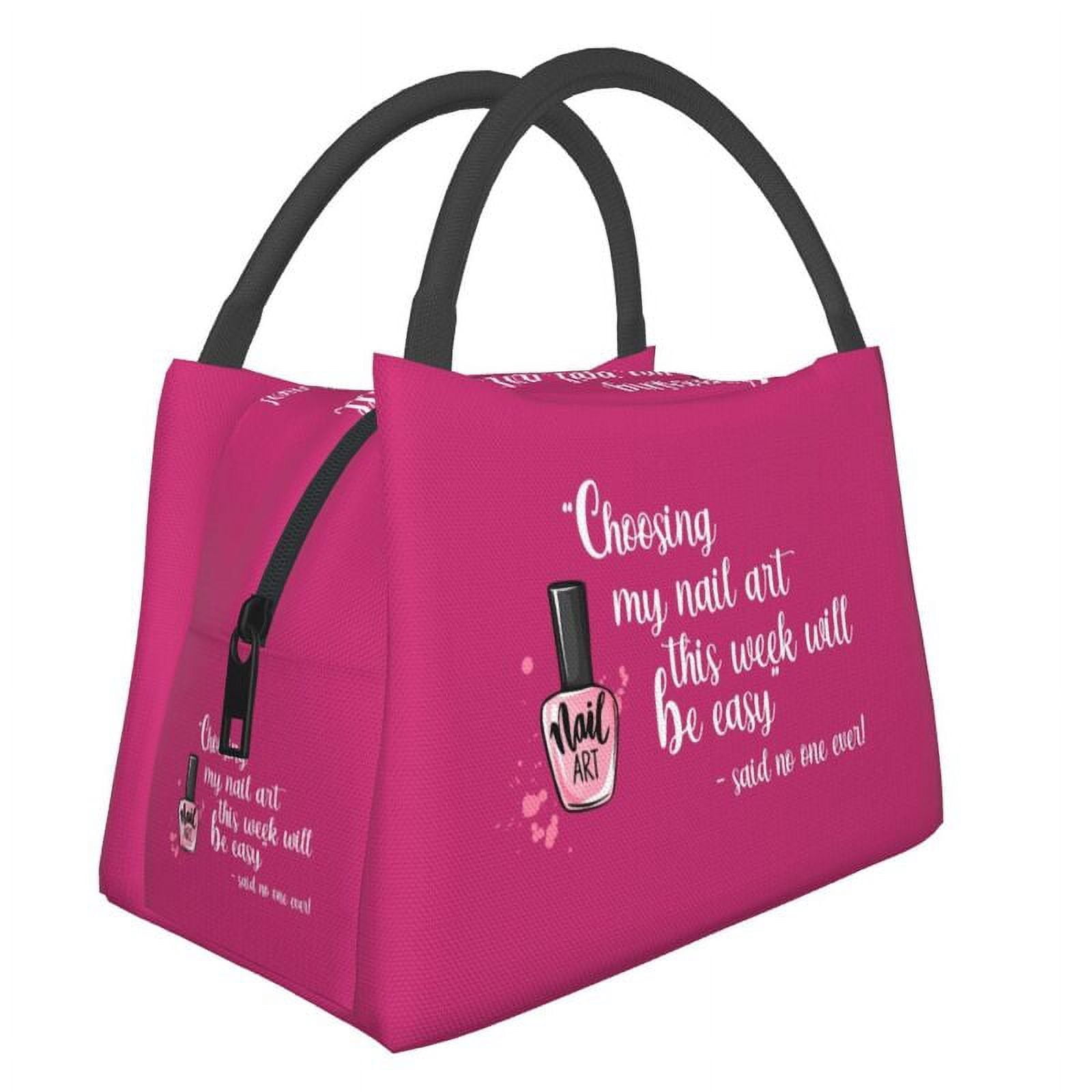 Custom Technician Nail Polish Lunch Bags Men Women Thermal Cooler ...