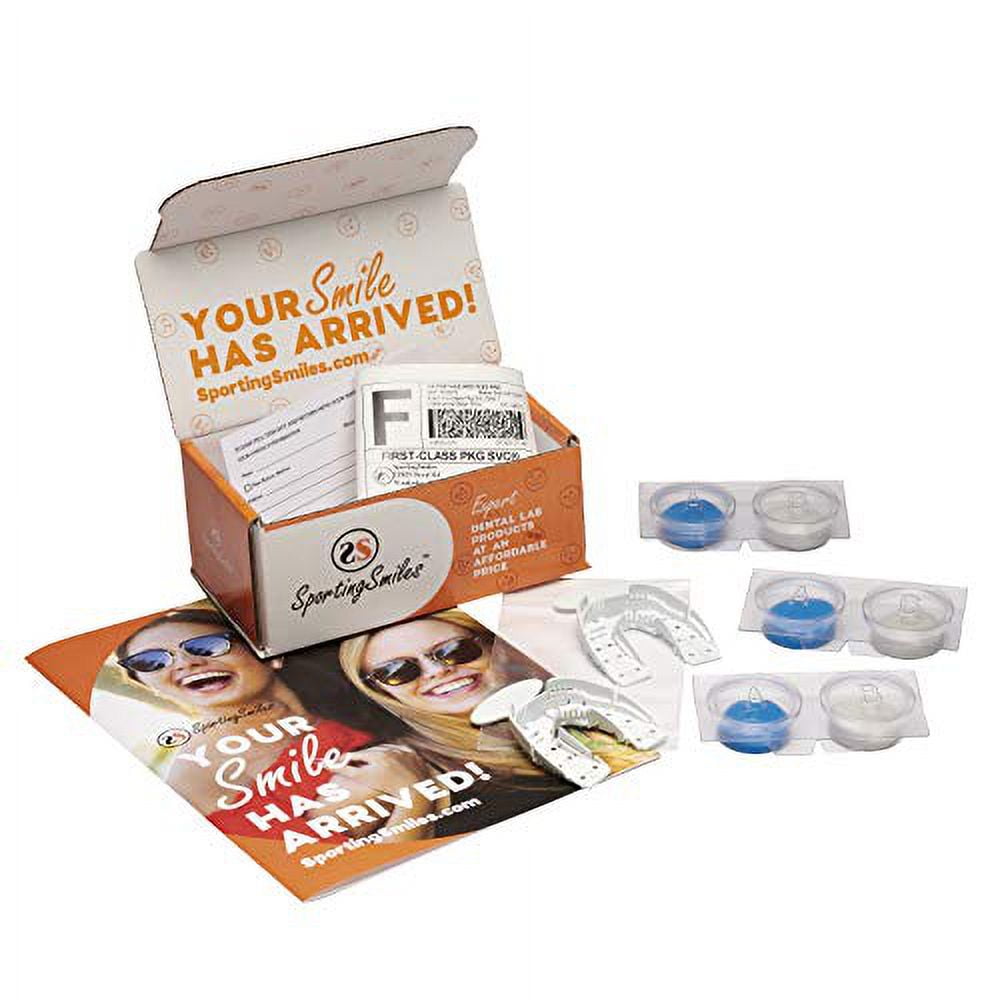 Custom Teeth Whitening Trays (Upper+Lower Set) - Walmart.com