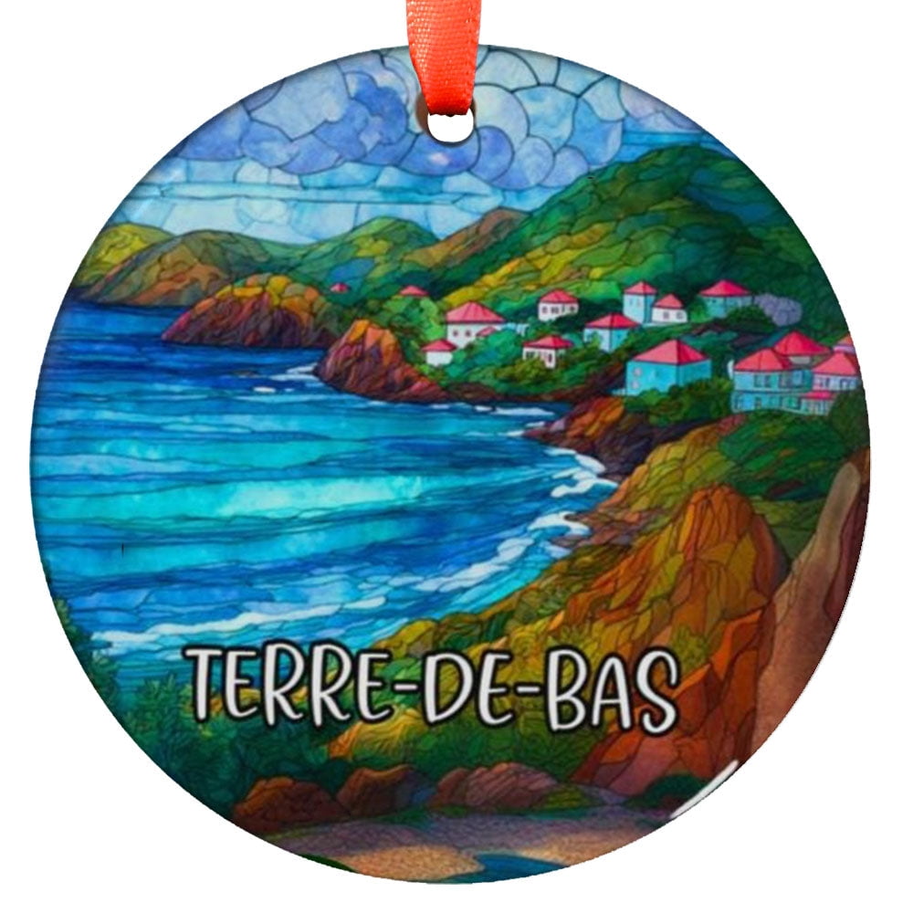 Custom Terre-de-Bas Ornament | Faux |Unique Caribbean Souvenir ...