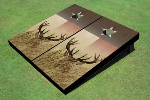 Custom Texas Flag With Deer Custom Cornhole Board - Walmart.com