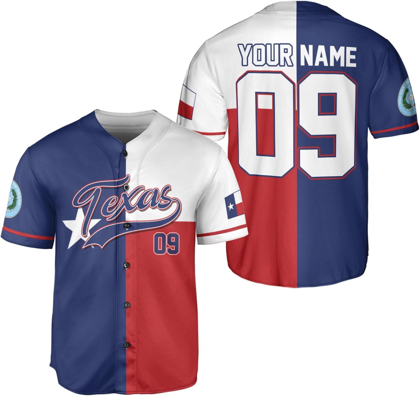 Custom Texas Jersey Baseball Proud Texas Jersey Men State of Texas ...