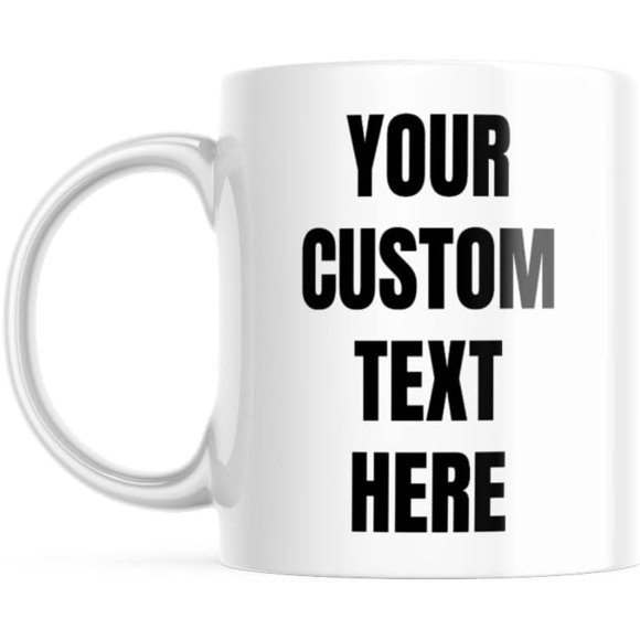 Custom Mug Text