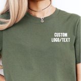 Custom Text Shirt Custom Text Shirt Personalized Shirt Custom Tshirt ...
