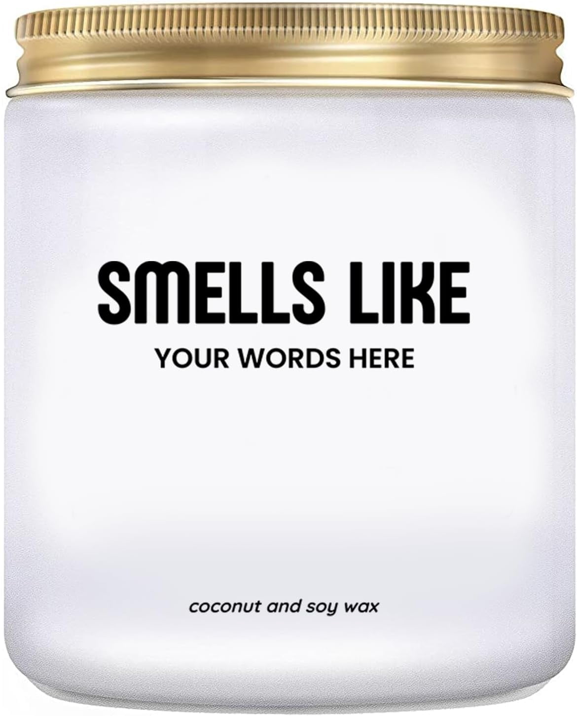 Custom Text Smells Like Candle | Personalized Scented Soy Candle | for ...