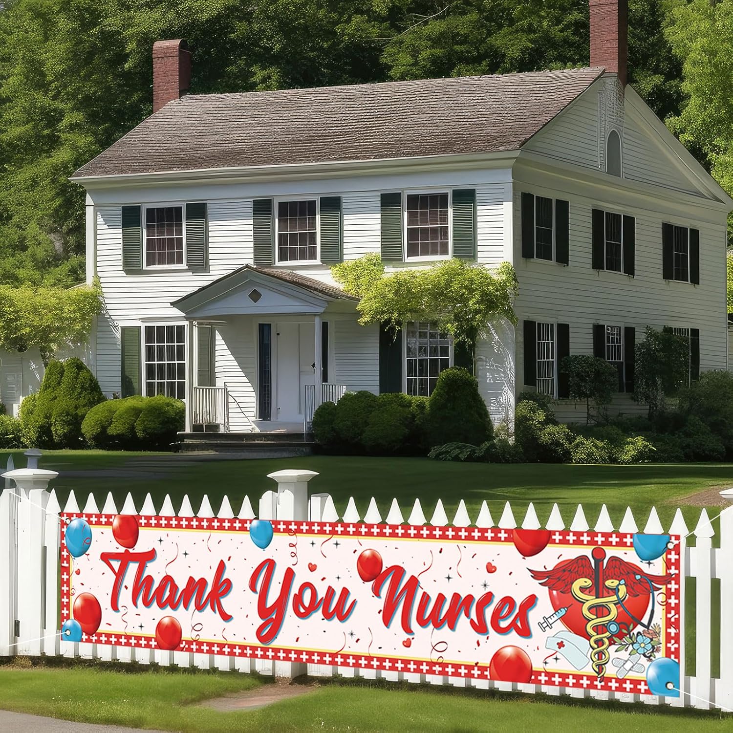 Custom Thank You Nurse Banner for Fence Nurses Week Nursing School ...