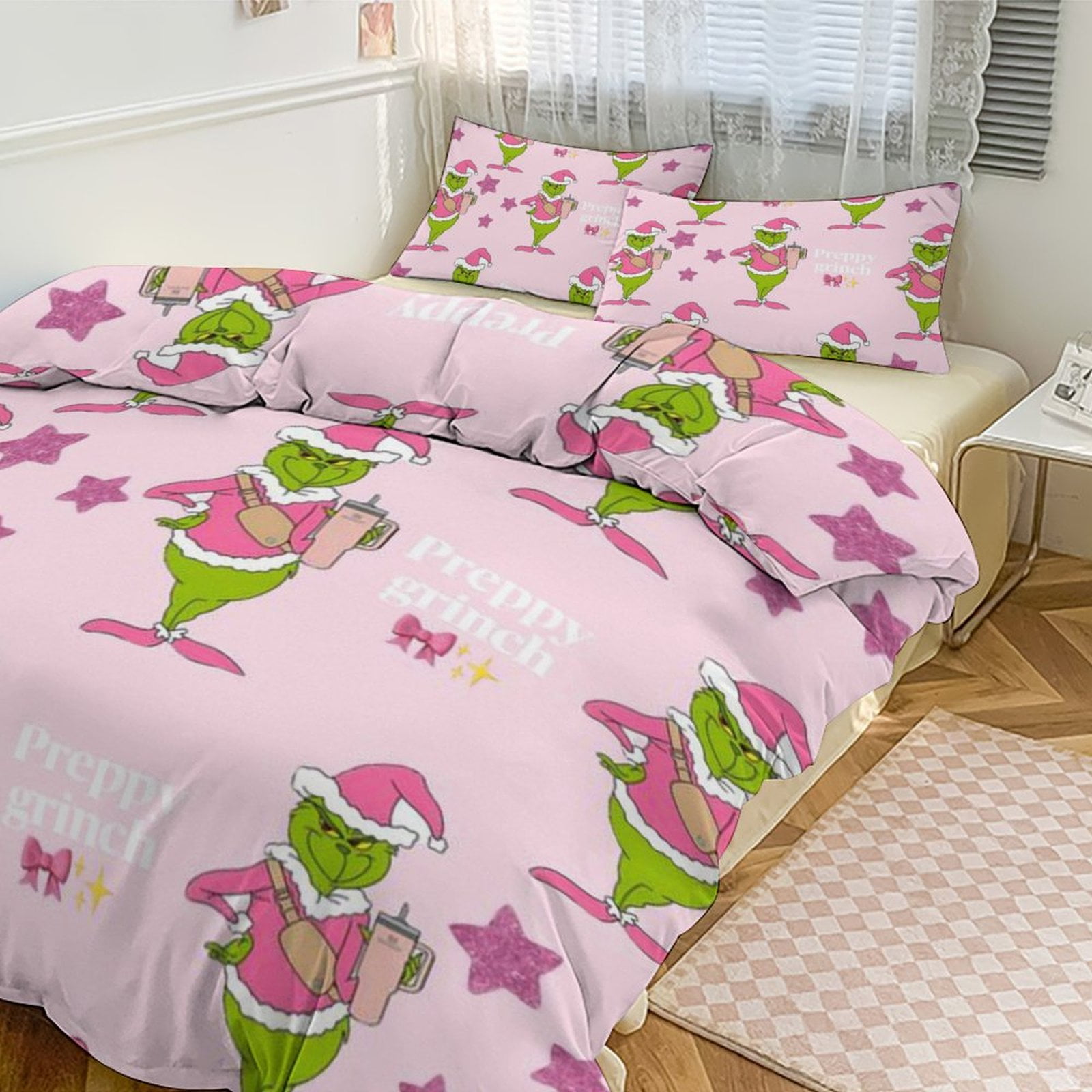 Custom The Grinch How The Grinch Stole Christmas Sheets Quilts Bedding ...