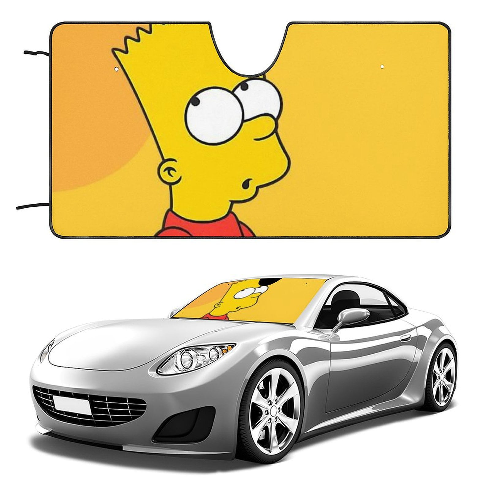 Custom The Simpsons Car Truck and SUV Windshield Visor Car Visor Heat ...
