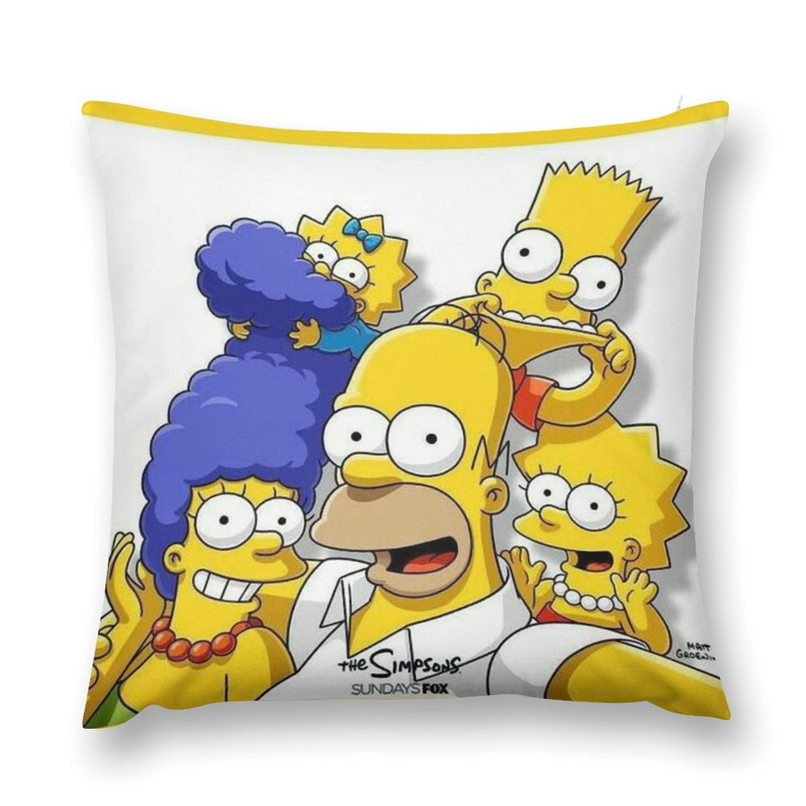 Custom The Simpsons Pillowcases cushion covers plush pillowcases soft ...