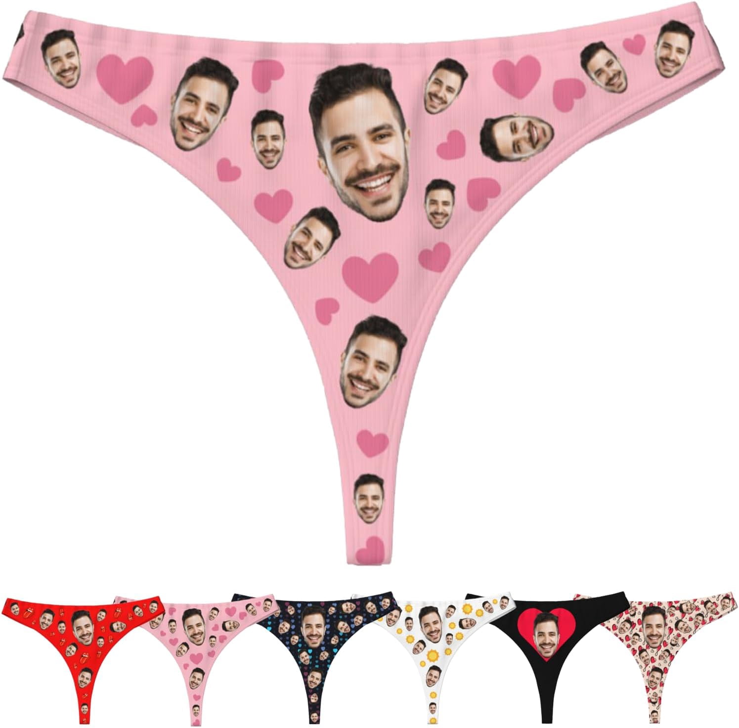 Custom Thong for Women Personalized Thongs with Face Picture Customized ...
