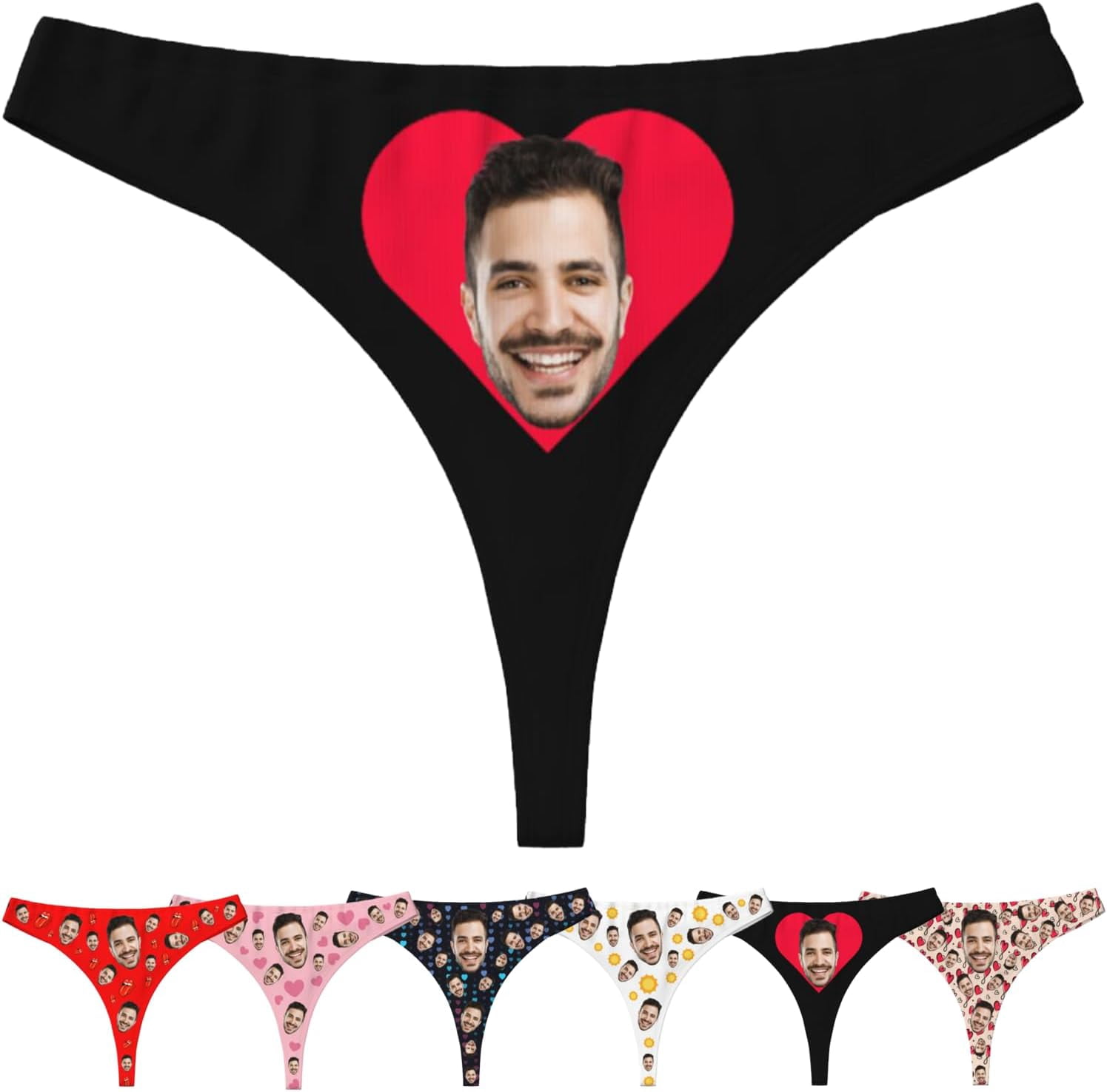 Custom Thong for Women Personalized Thongs with Face Picture Customized ...