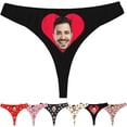 Custom Thong for Women Personalized Thongs with Face Picture Customized ...
