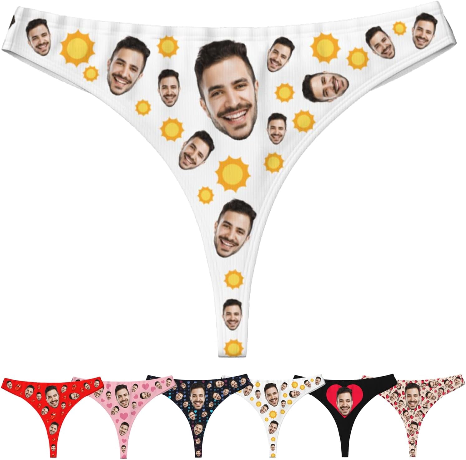 Custom Thong for Women Personalized Thongs with Face Picture Customized ...