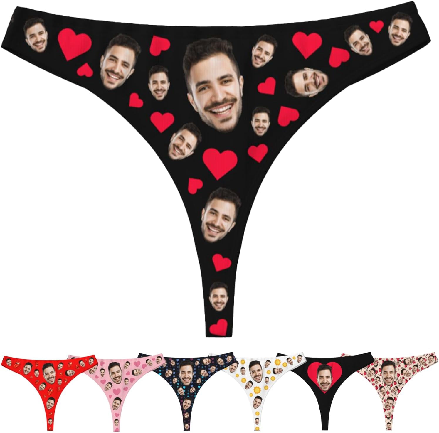 Custom Thong for Women Personalized Thongs with Face Picture Customized ...