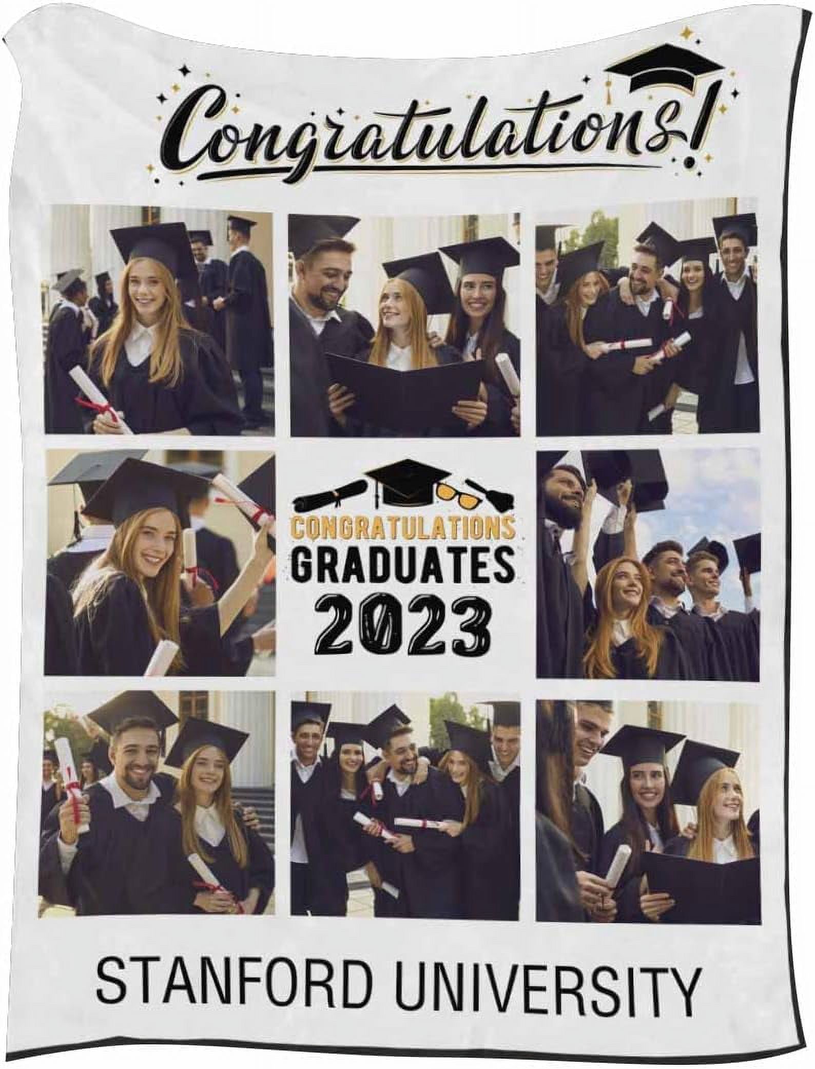 Custom Throw Blanket with Photo Name Collage,Soft Sofa Blanket for ...