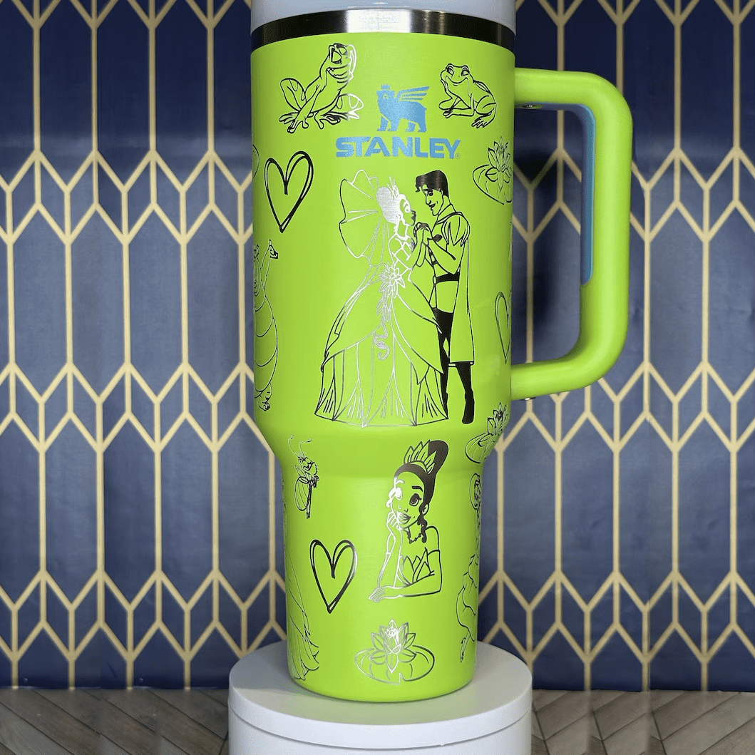 Custom Tiana The Princess And The Frog Disney Cartoon Tumbler 40oz ...