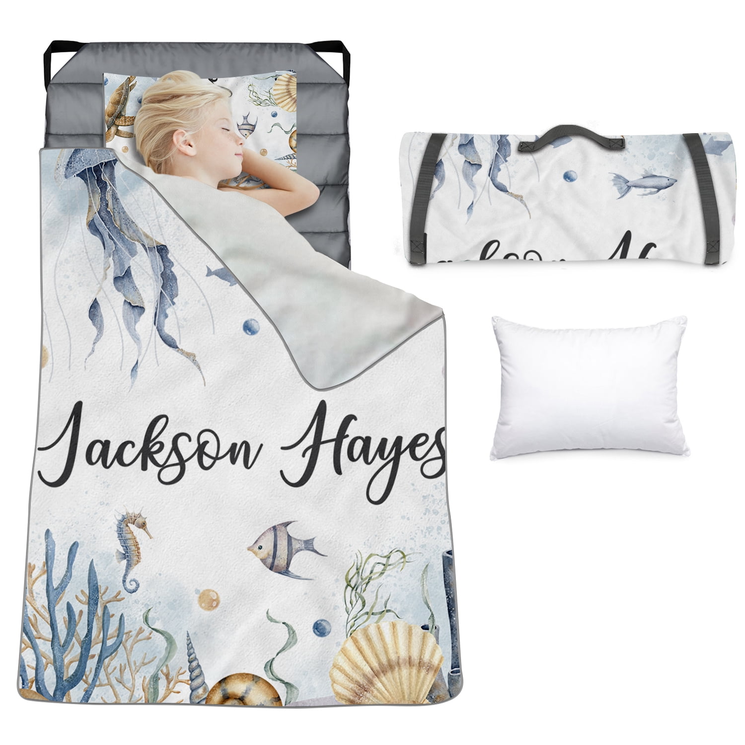 Custom Toddler Nap Mat for Preschool, Personalized Name Sleeping Mats ...