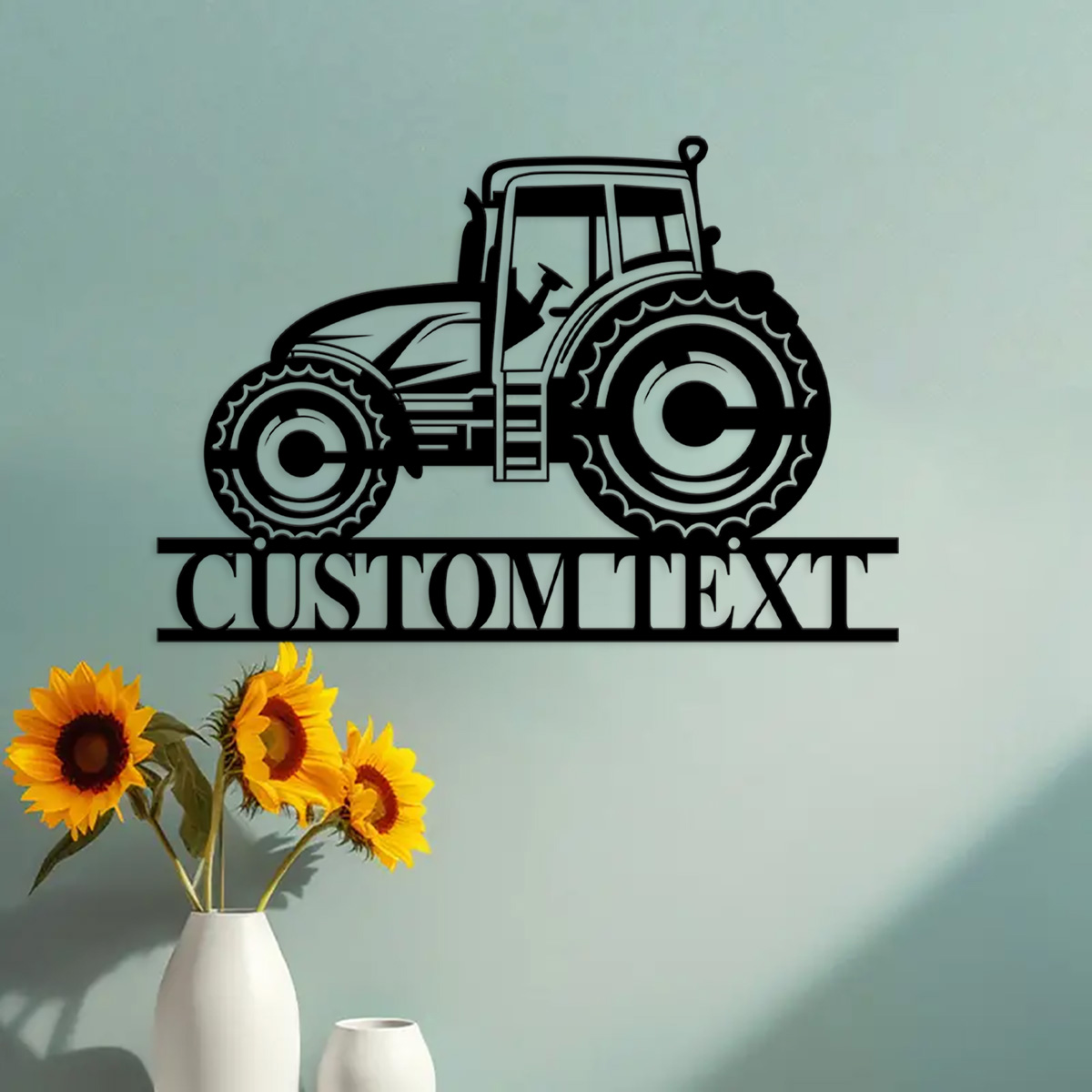 Custom Tractor Driver Metal Wall Art Personalized Farm Tractor Name ...