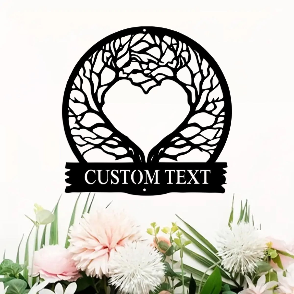 Custom Tree of life heart Personalized est sign Personalized Metal ...
