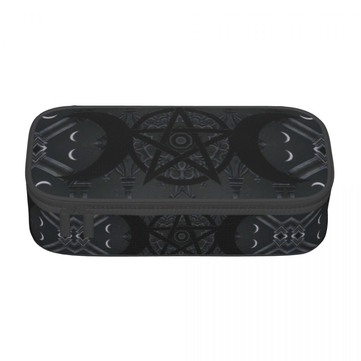 Custom Triple Moon Goddess Pentagram Pencil Case for Goth Wiccan Witch ...