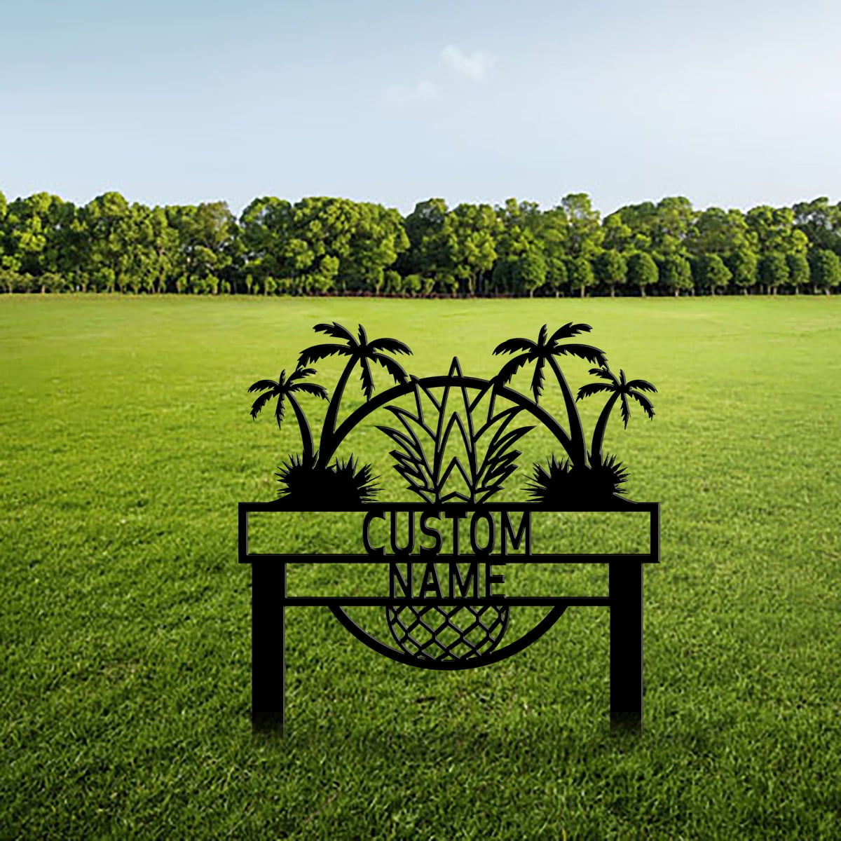 Custom Tropical Garden Sign, Garden Sign, Beach House, Garden Stake ...