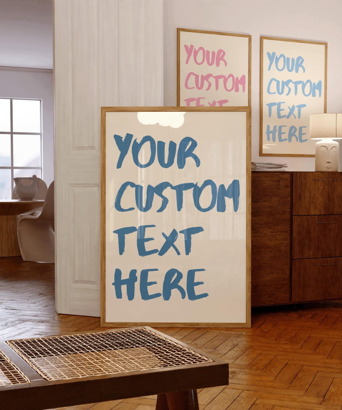 Custom Typography Personalized Quote Vintage Coastal Text Wall Art ...