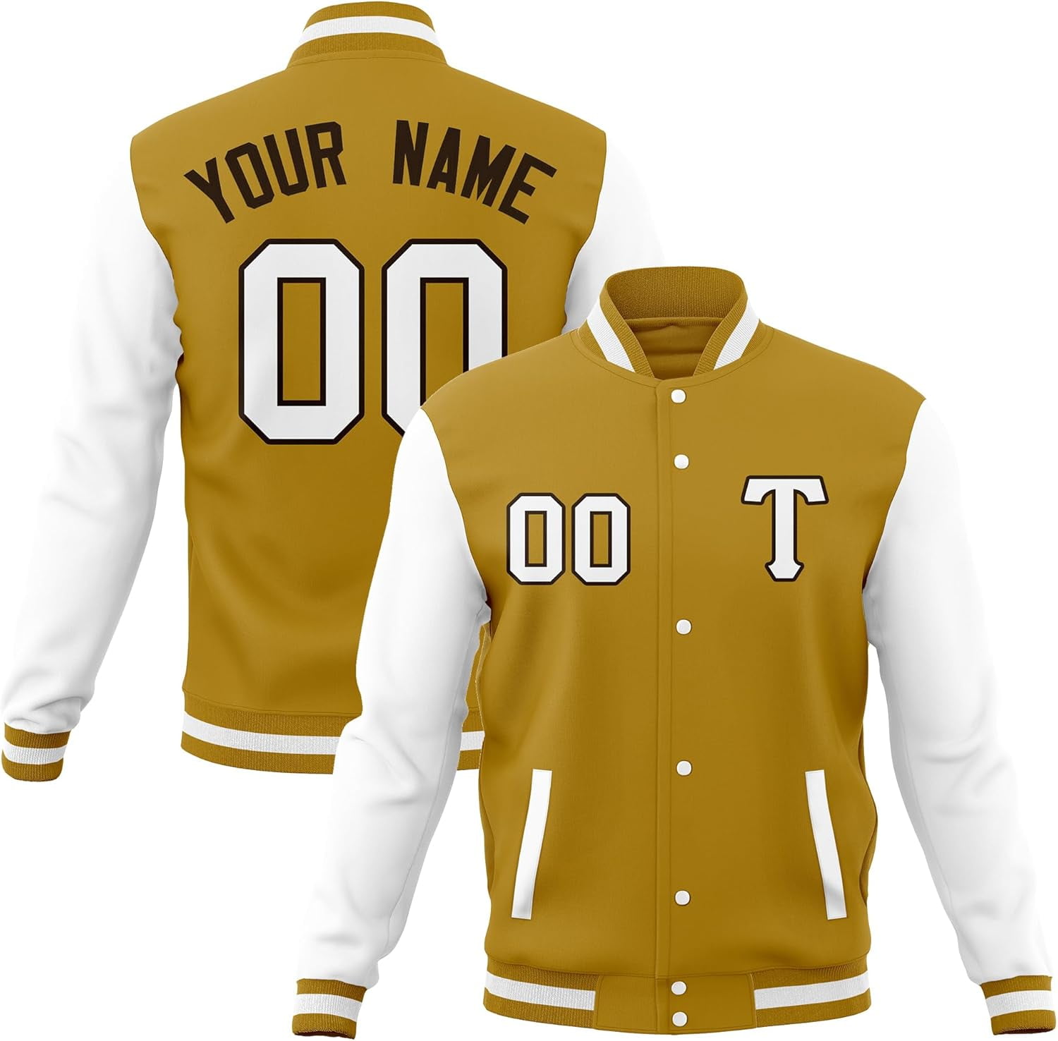 Custom Varsity Jacket Lightweight Letterman Bomber Baseball Coat ...