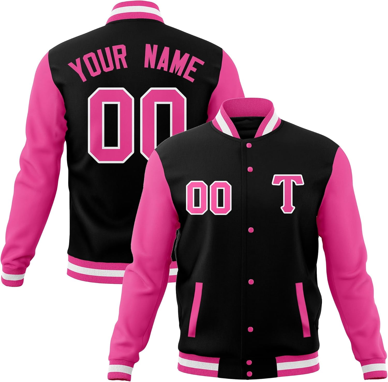 Custom Varsity Jacket Lightweight Letterman Bomber Baseball Coat ...