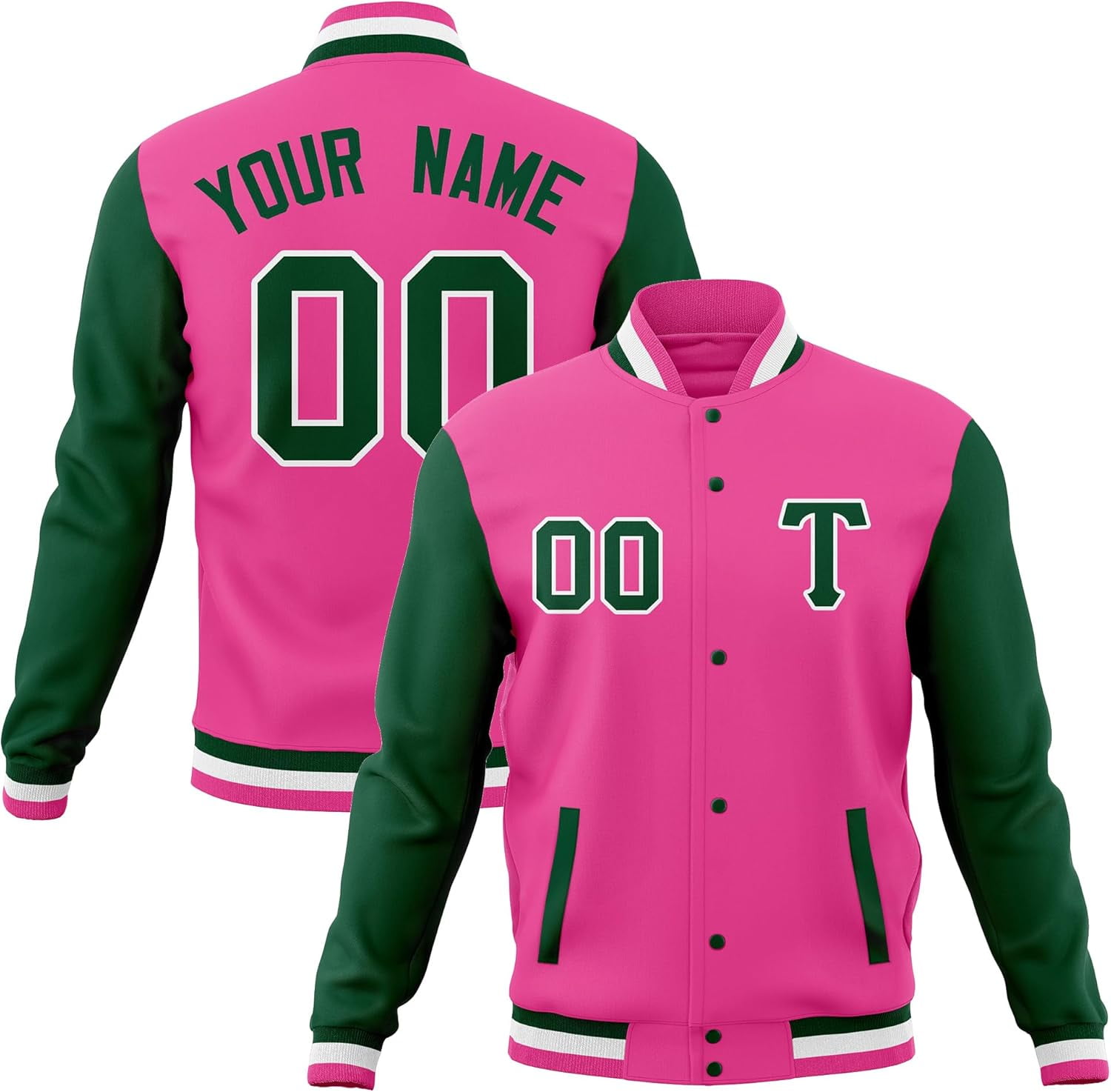 Custom Varsity Jacket Lightweight Letterman Bomber Baseball Coat ...