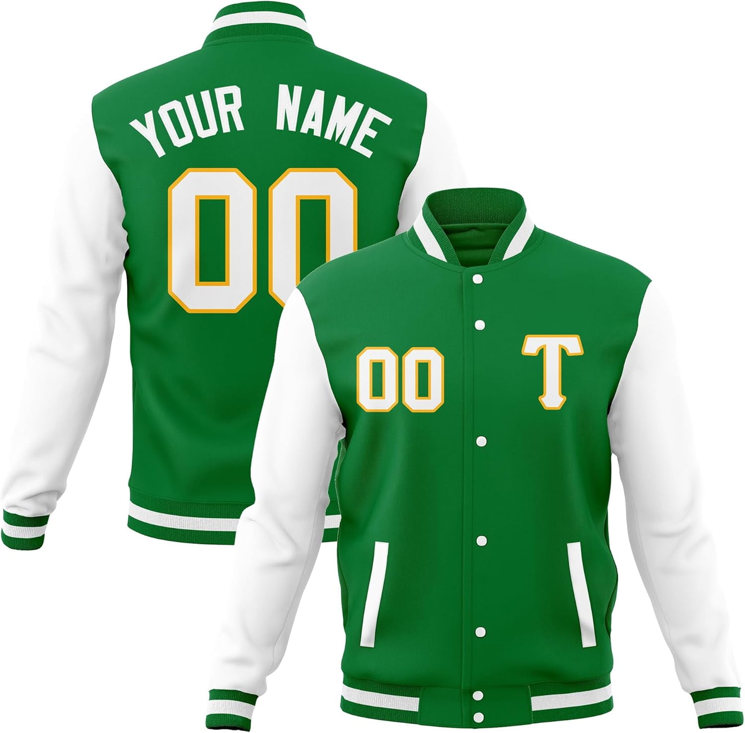 Custom Varsity Jacket Lightweight Letterman Bomber Baseball Coat ...