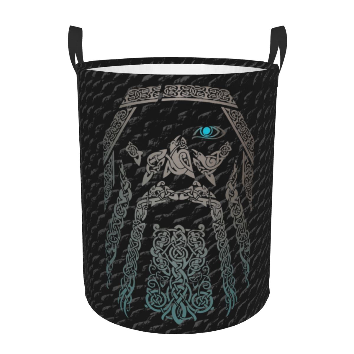 Custom Vegvisir Viking Laundry Basket Collapsible Vikings Valhalla ...