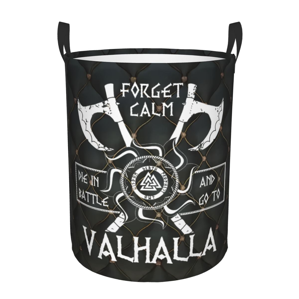 Custom Vegvisir Viking Laundry Basket Collapsible Vikings Valhalla ...