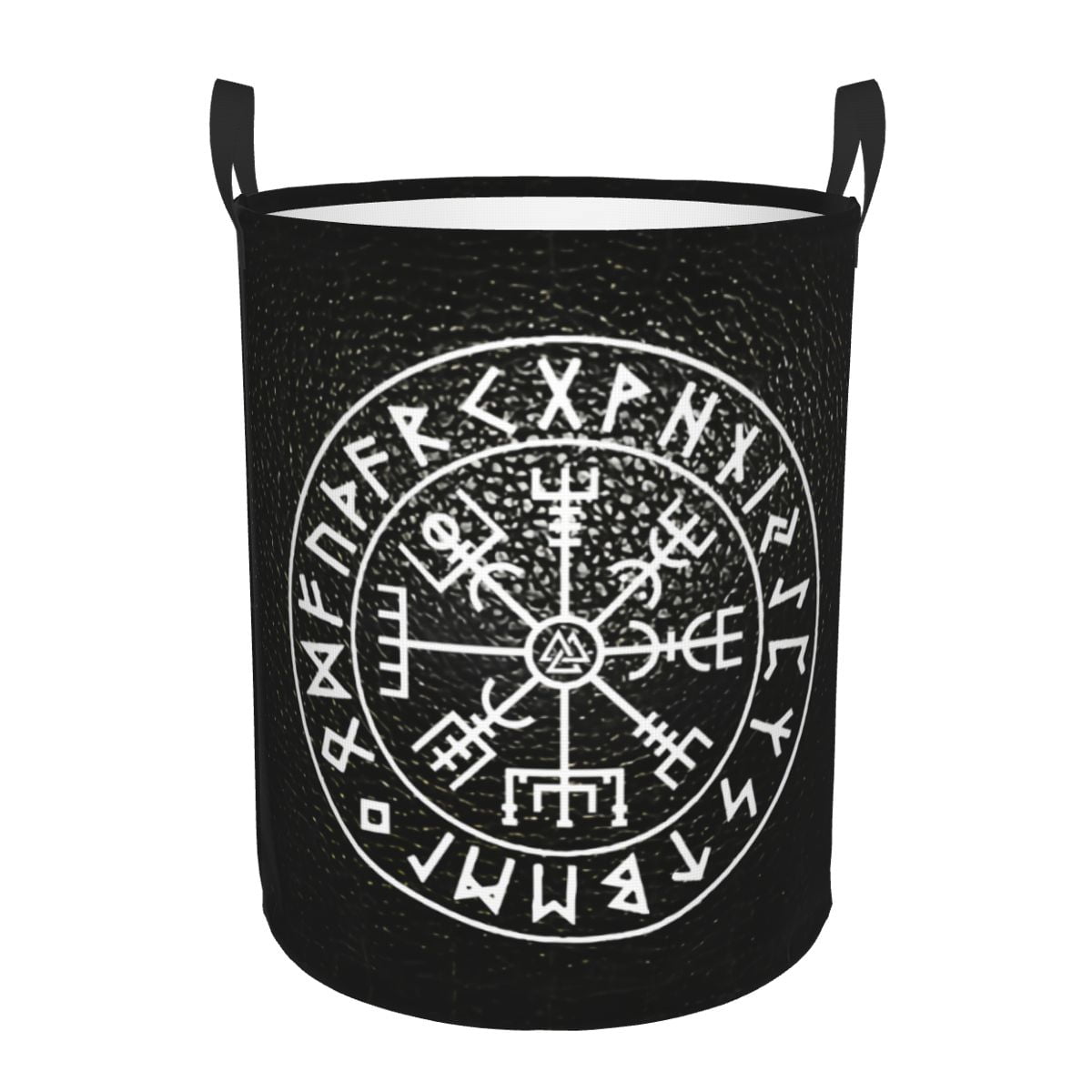 Custom Vegvisir Viking Laundry Basket Collapsible Vikings Valhalla ...