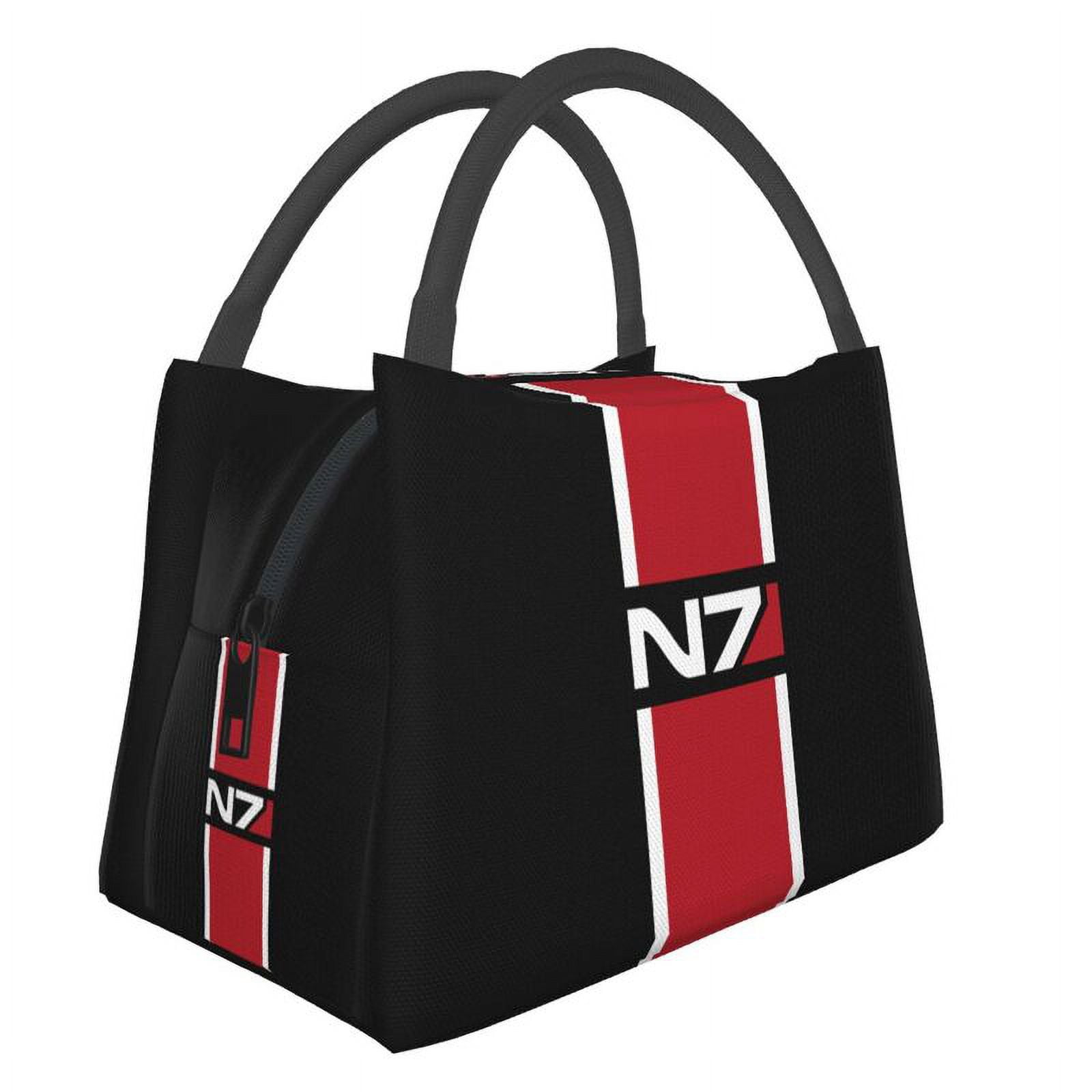 Custom Video Game Mass Effect N7 Lunch Bags Men Women Cooler Warm ...