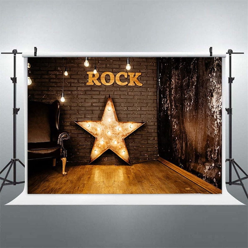 Custom Vintage Interior Decor Photography Background Rock Star Light ...