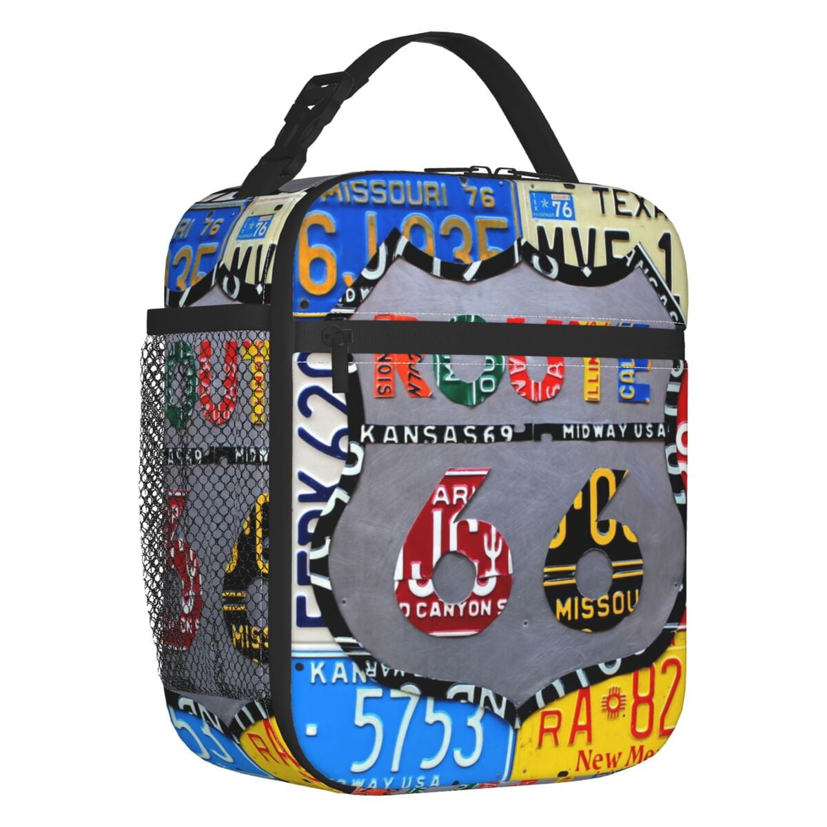 Custom Vintage Sign Lunch Bag Men Women Warm Cooler Insulated Lunch Box ...