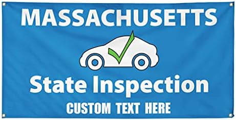 Custom Vinyl Banner Multiple Sizes Massachusetts State Inspection ...