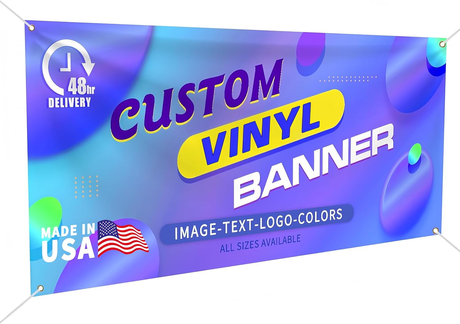 Custom Vinyl Banner by Party, 13OZ Banners and Signs Customize for Indoor and Outdoor, Custom ...